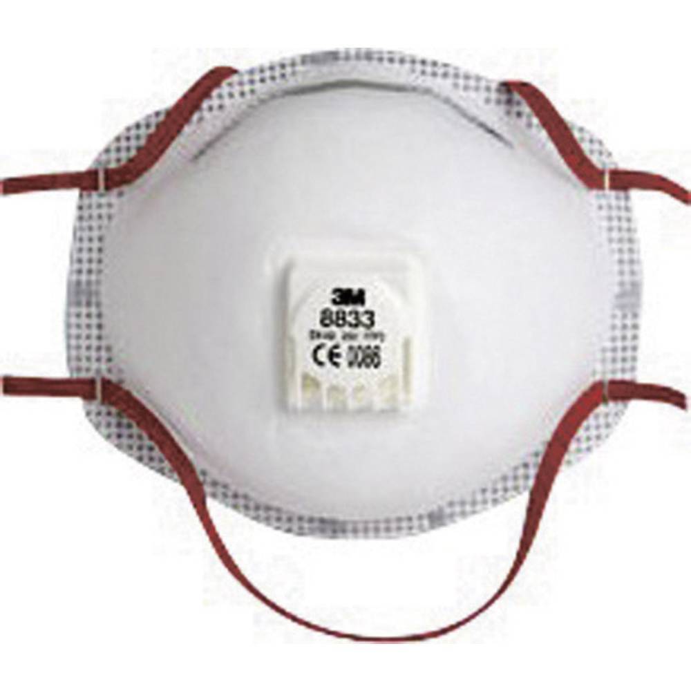 3M 8833 Dammskyddsmask med ventil FFP3 10 st DIN EN - Elgiganten ...