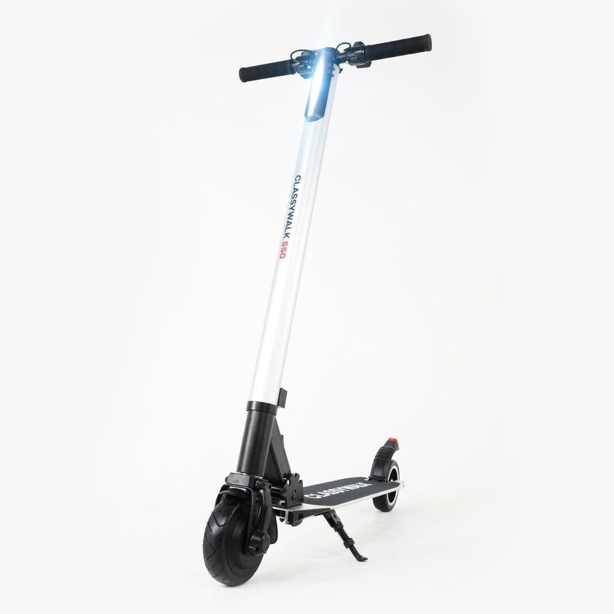 ClassyWalk® S50 Elektrisk Sparkesykkel - Sølv - Elkjøp | Elkjøp