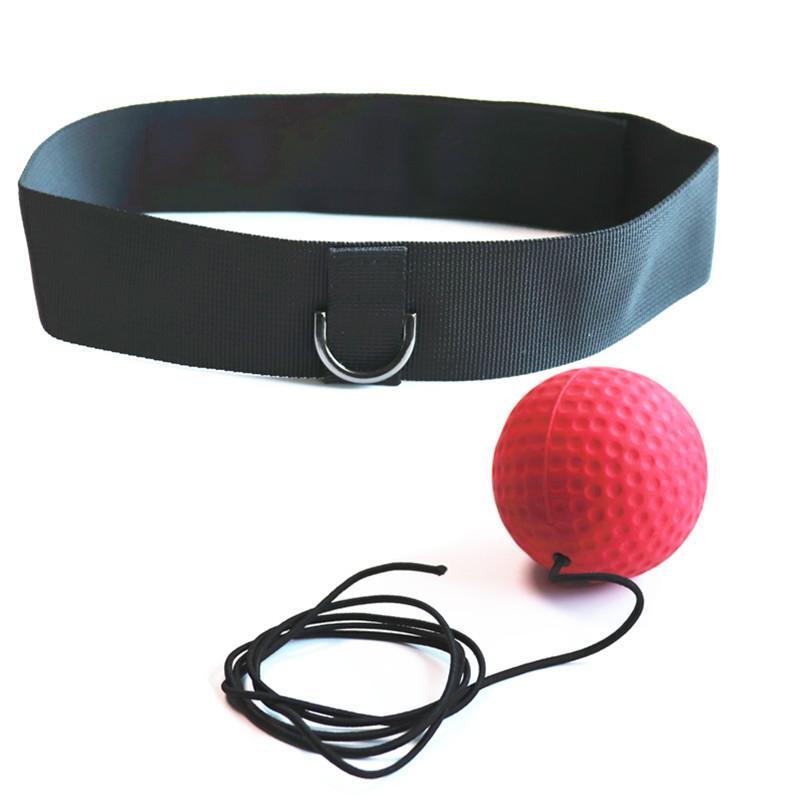 Boxboll med pannband 2 delar Svart/Röd - Elgiganten - Elgiganten