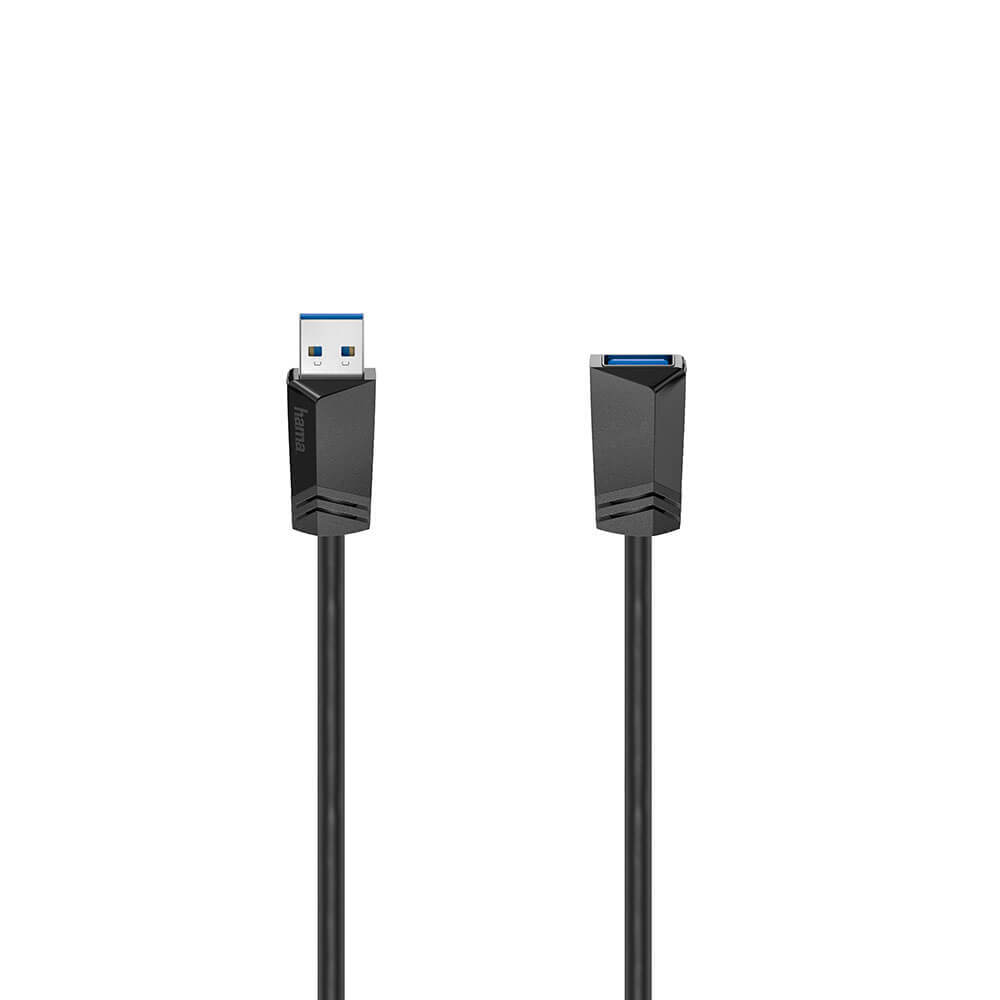 HAMA Cable USB Extension 3.0 5 Gbit/s 1.5m Black - Gigantti verkkokauppa