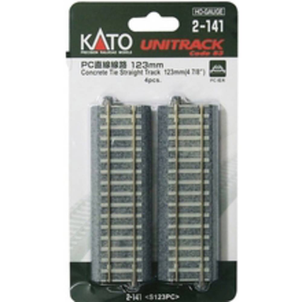 H0 Kato Unitrack 2-141 Lige spor 123 mm 4 stk | Elgiganten | Elgiganten