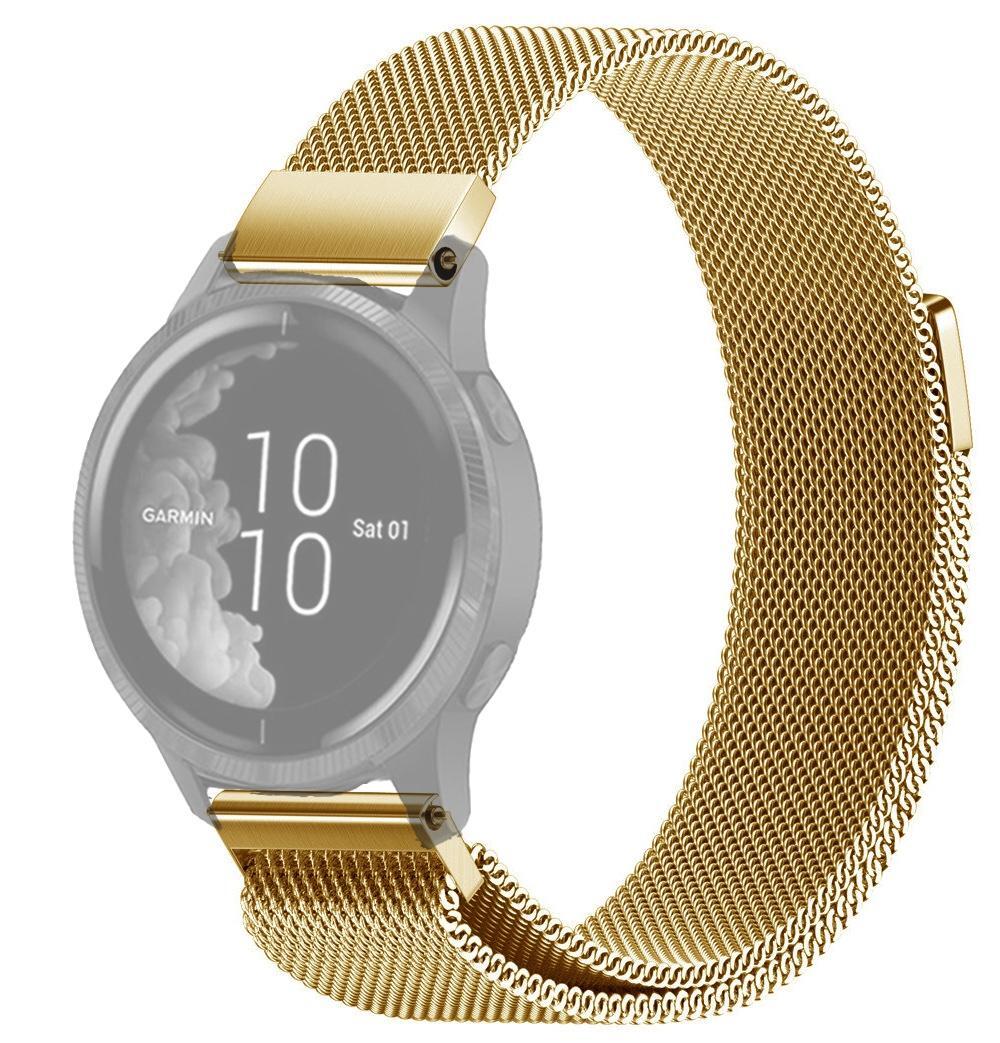 SKALO Milanese Loop til Garmin Venu 2 Plus - Guld | Elgiganten | Elgiganten
