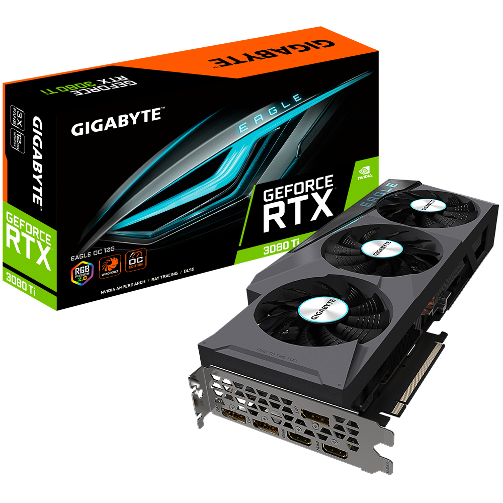 Gigabyte GV-N308TEAGLE OC-12GD grafikkort NVIDIA GeForce RTX 3080 Ti 12 ...