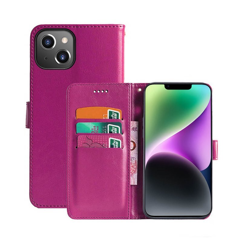 Mobil lommebok 3-kort Apple iPhone 14 - Rosa - Elkjøp | Elkjøp