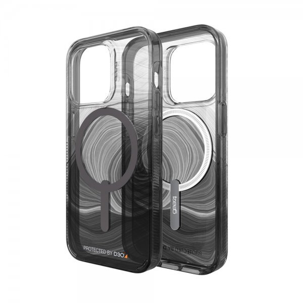 Gear4 iPhone 14 Pro Cover Milan Snap Black Swirl | Elgiganten | Elgiganten