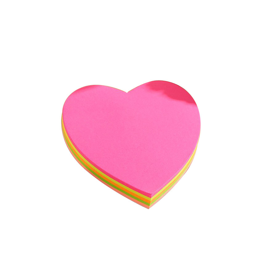 Heart Shape Sticky Notes 100 ark | Elgiganten | Elgiganten