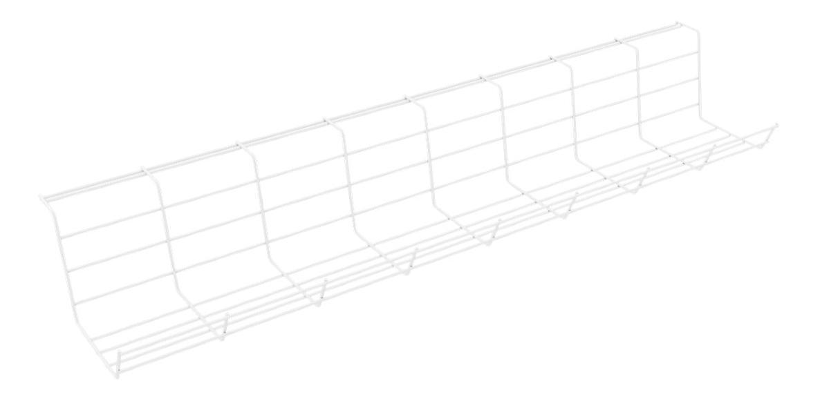 axessline Wire Tray - Cable tray, L720 mm, white - Gigantti verkkokauppa