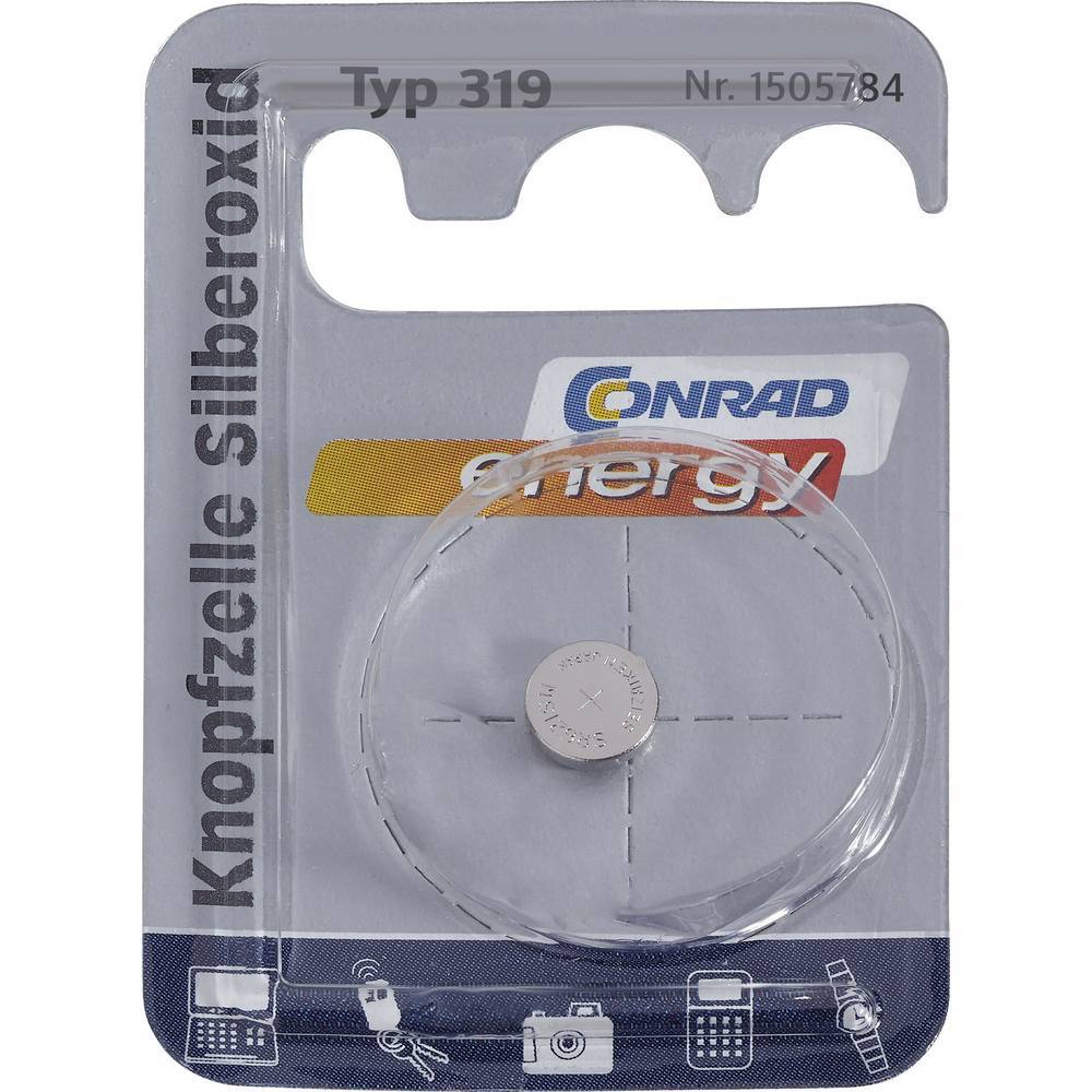 Conrad energy SR64 Knappcell 319 Silveroxid 21 mAh 1.55 - Elgiganten ...