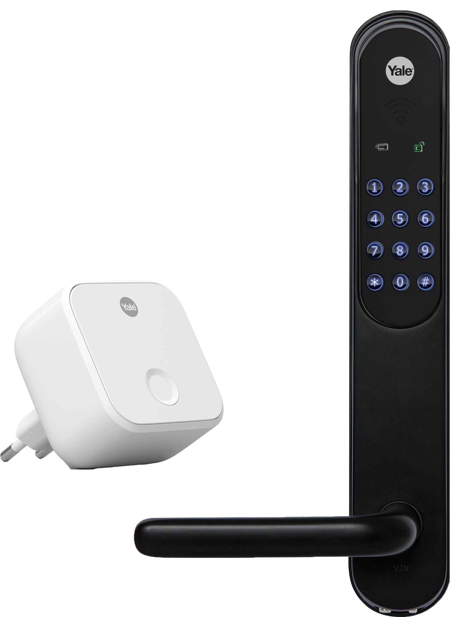 Yale Doorman Classic Connected digital dørlås (sort) - Elkjøp | Elkjøp