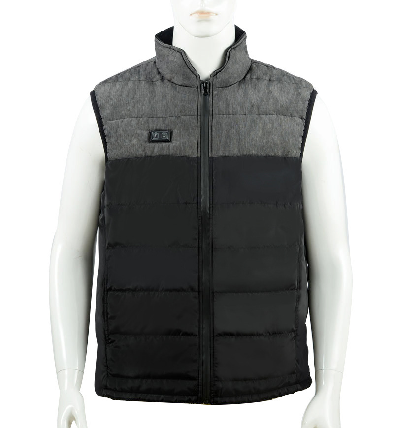 Värmeväst med 4 värmezoner tvättbar Svart XL - Elgiganten - Elgiganten