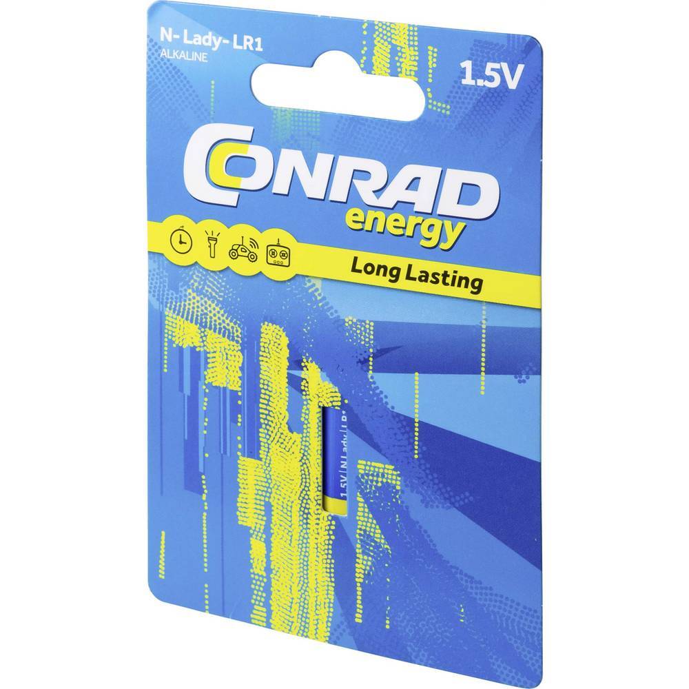 Batteri R1 (N) Alkaliskt Conrad energy LR1 1.5 V 1 st - Elgiganten ...