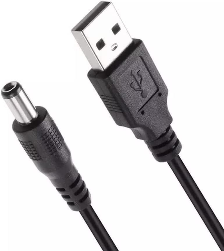 NÖRDIC 1m virtajohto USB-DC 5,5X2,1mm - Gigantti verkkokauppa