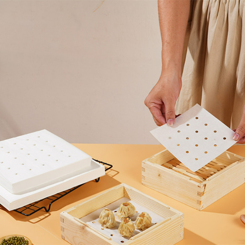 Fyrkantig Steamer liner Papers 100-Pack Vit 20x20 cm - Elgiganten ...