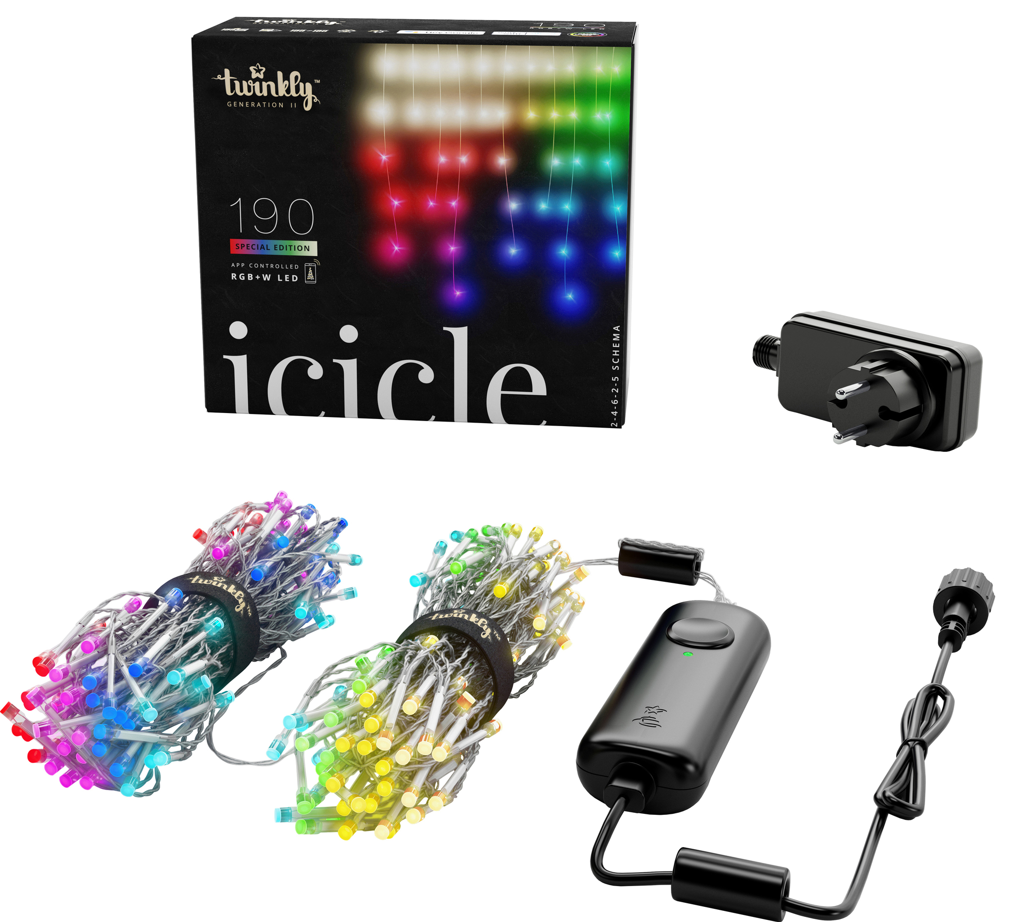 Twinkly LED-slinga TWI190SPP-TEU - Elgiganten - Elgiganten