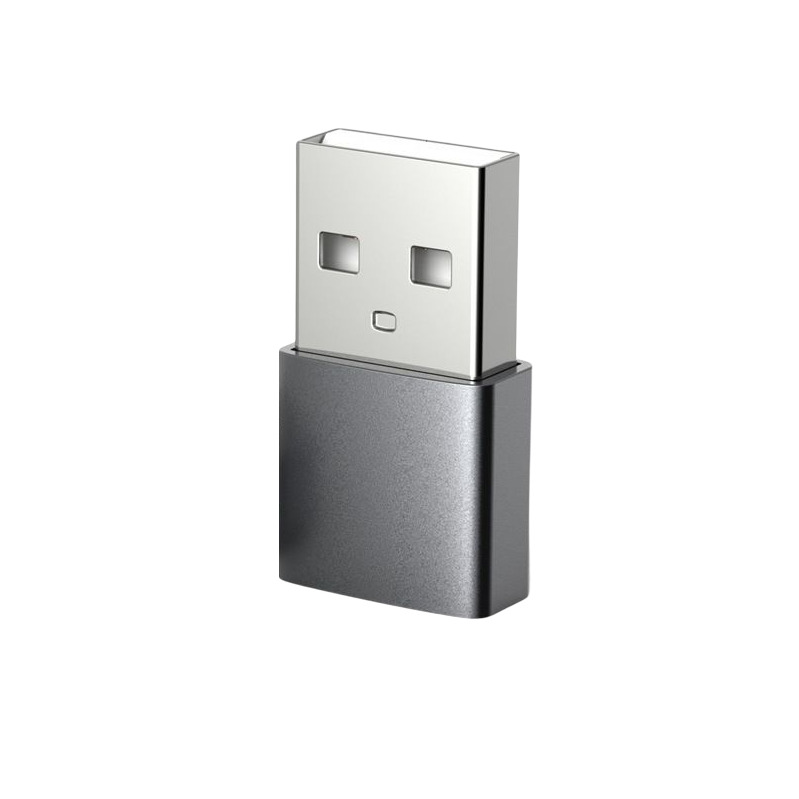 USB-A (hann) til USB-C (hun) adapter Sølvgrå - Elkjøp | Elkjøp