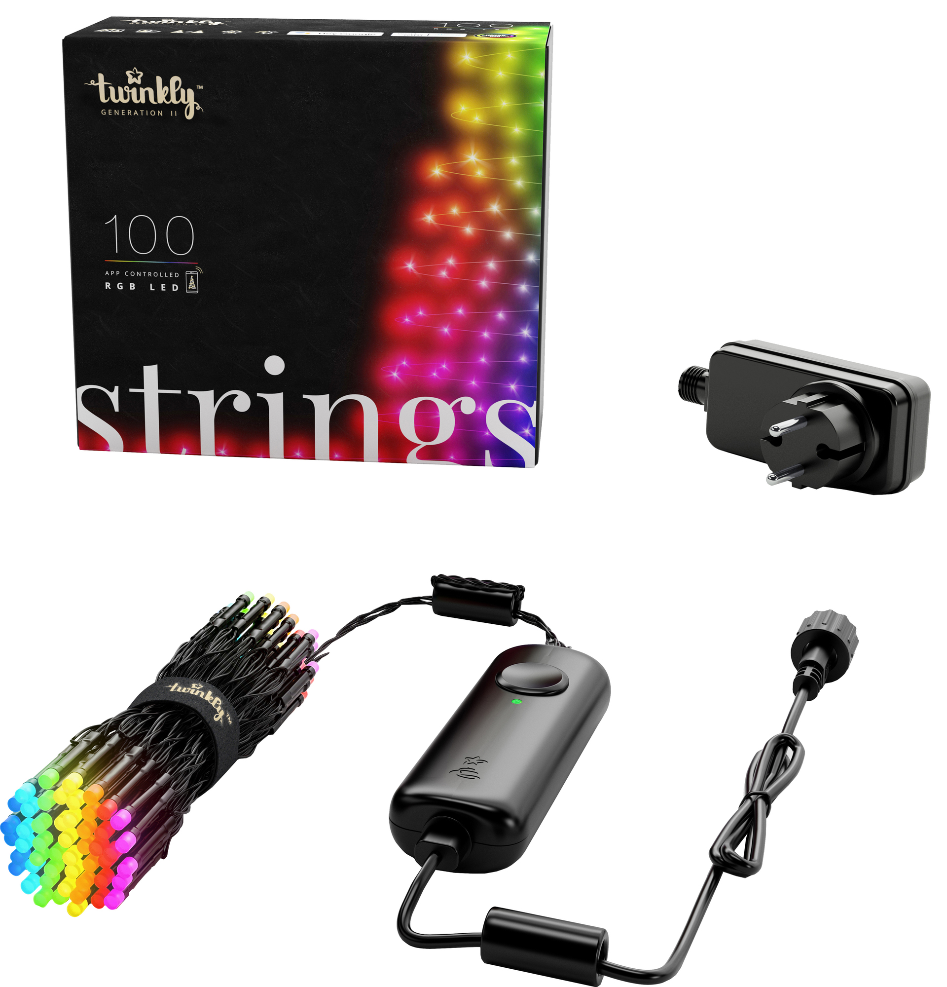 Twinkly RGB LED 8m älyvalonauha 100 TWINKLYRGB100 - Gigantti verkkokauppa