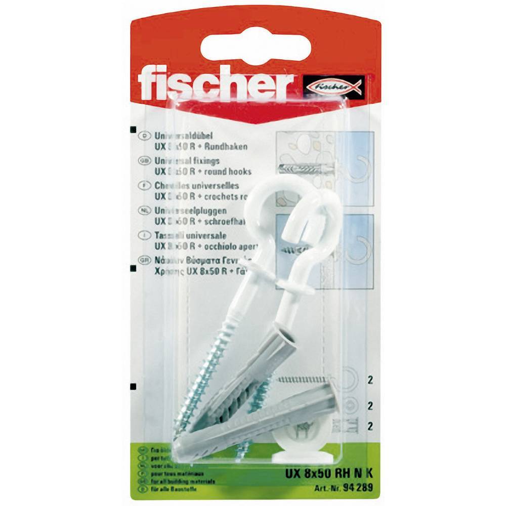 Fischer UX 8 x 50 RH N K Universalrawplug 50 mm 8 mm 94289 2 stk ...