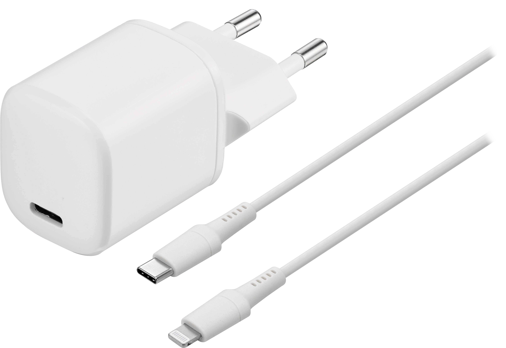 Sandstrøm 20W USB-C lader med Lighting-kabel - Elkjøp | Elkjøp