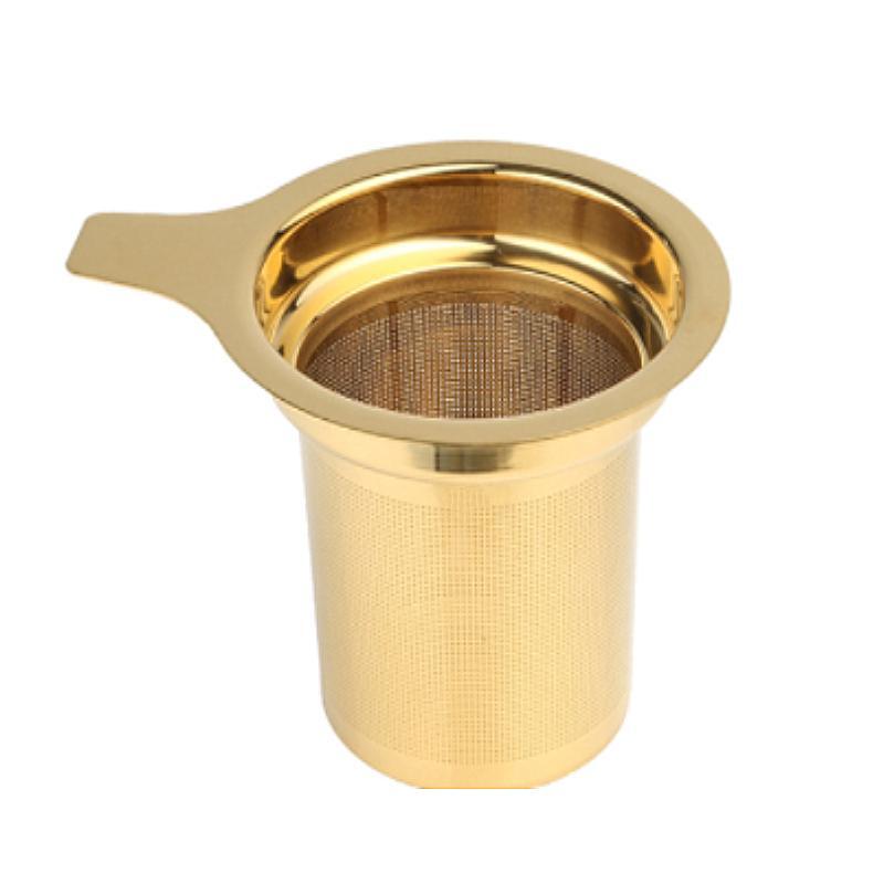 Tesil med håndtak Rustfritt stål Gull - Elkjøp | Elkjøp