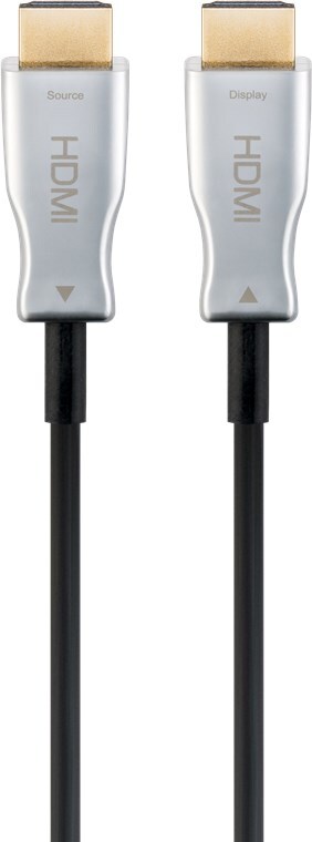 Goobay Høyhastighets hybrid optisk HDMI™-kabel med Ethernet (AOC ...
