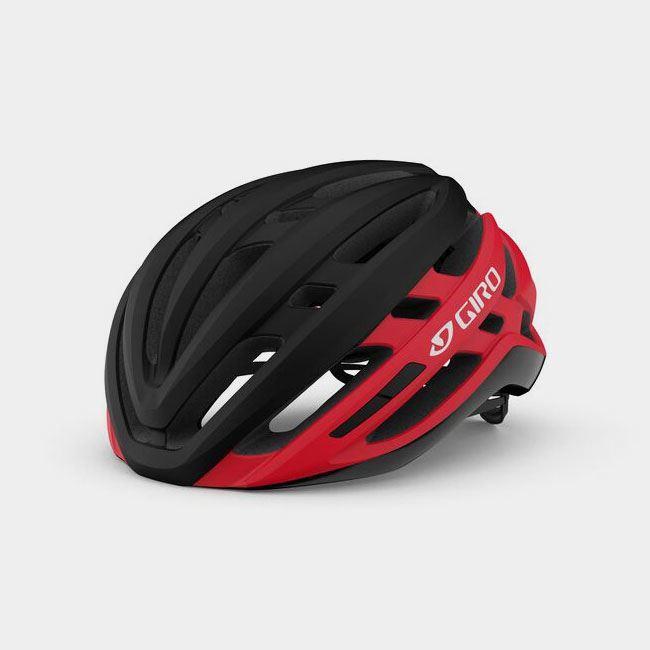 GIRO Agilis MIPS Matte Black/Bright Red, Cykelhjälm Röd Large ...