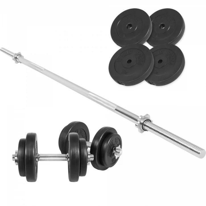 Gorilla Sports Barbell manualer BASIC - 60 kg - Elkjøp | Elkjøp
