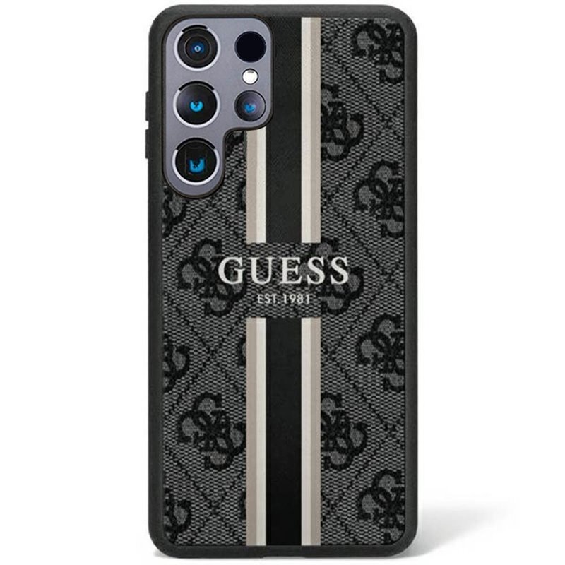 Guess Hardcase 4G printed stripe Samsung Galaxy S23 Ultra - Svart ...
