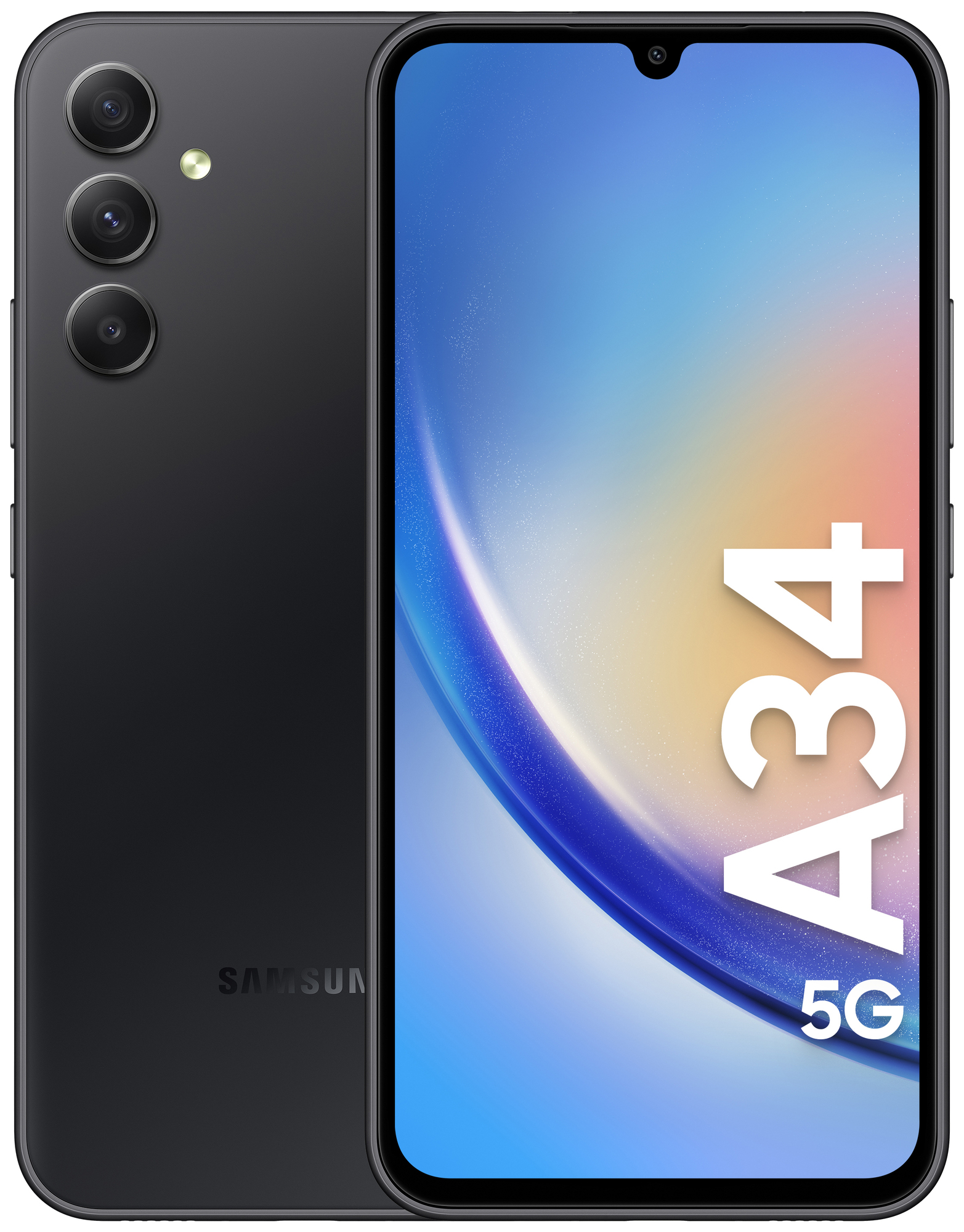 Samsung Galaxy A34 5G smartphone 8/256GB (svart) - Elgiganten - Elgiganten