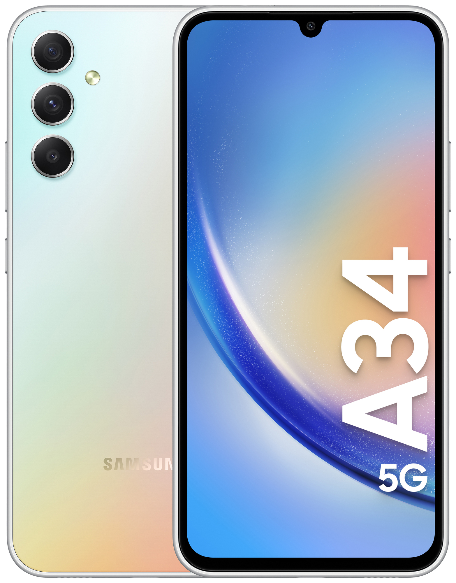 Samsung Galaxy A34 5G smarttelefon 8/256GB (sølv) - Elkjøp | Elkjøp