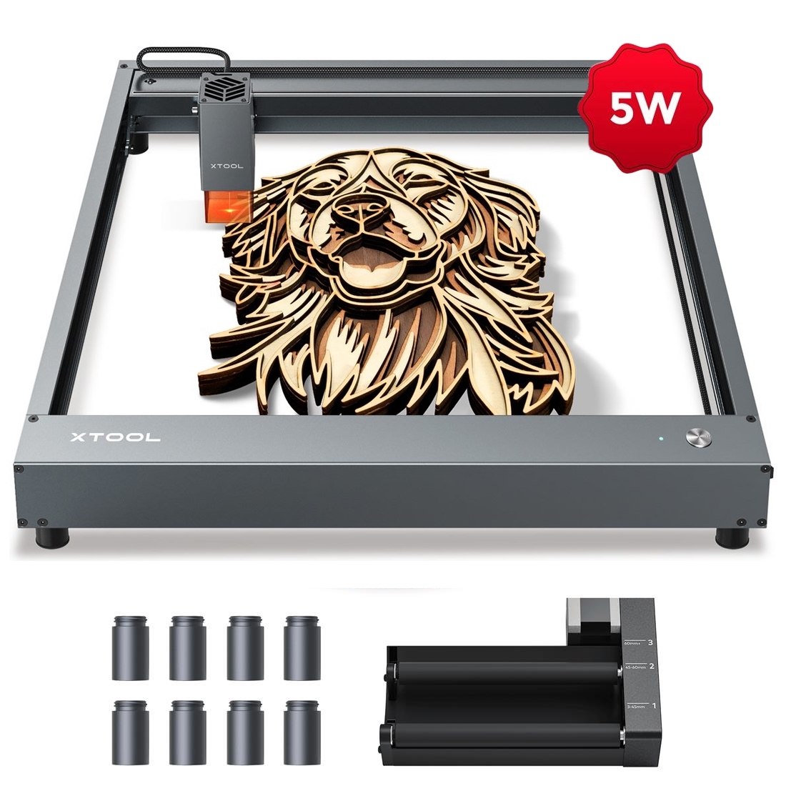 xTool D1 5W - Engraving & Cutting Machine Bundle - Elkjøp | Elkjøp