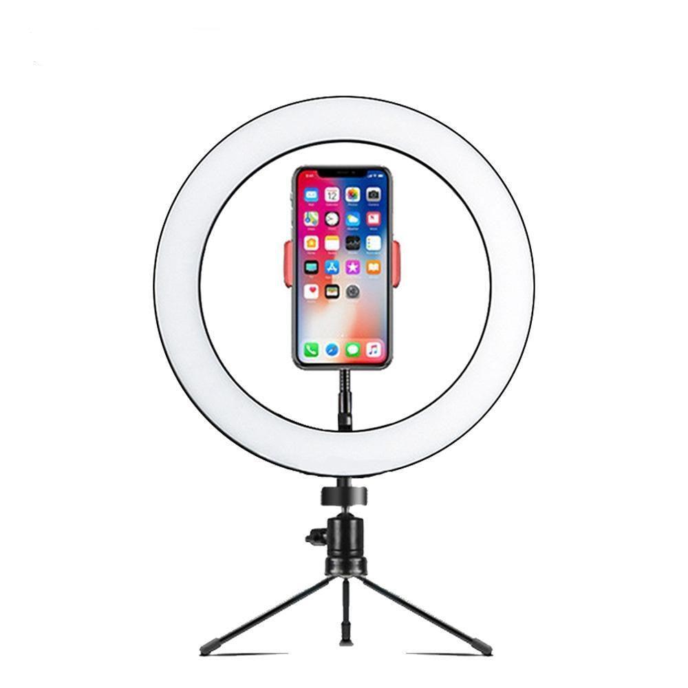 LED Let kæde 30 cm i diameter med en mobil holder med stativ 10 trin ...