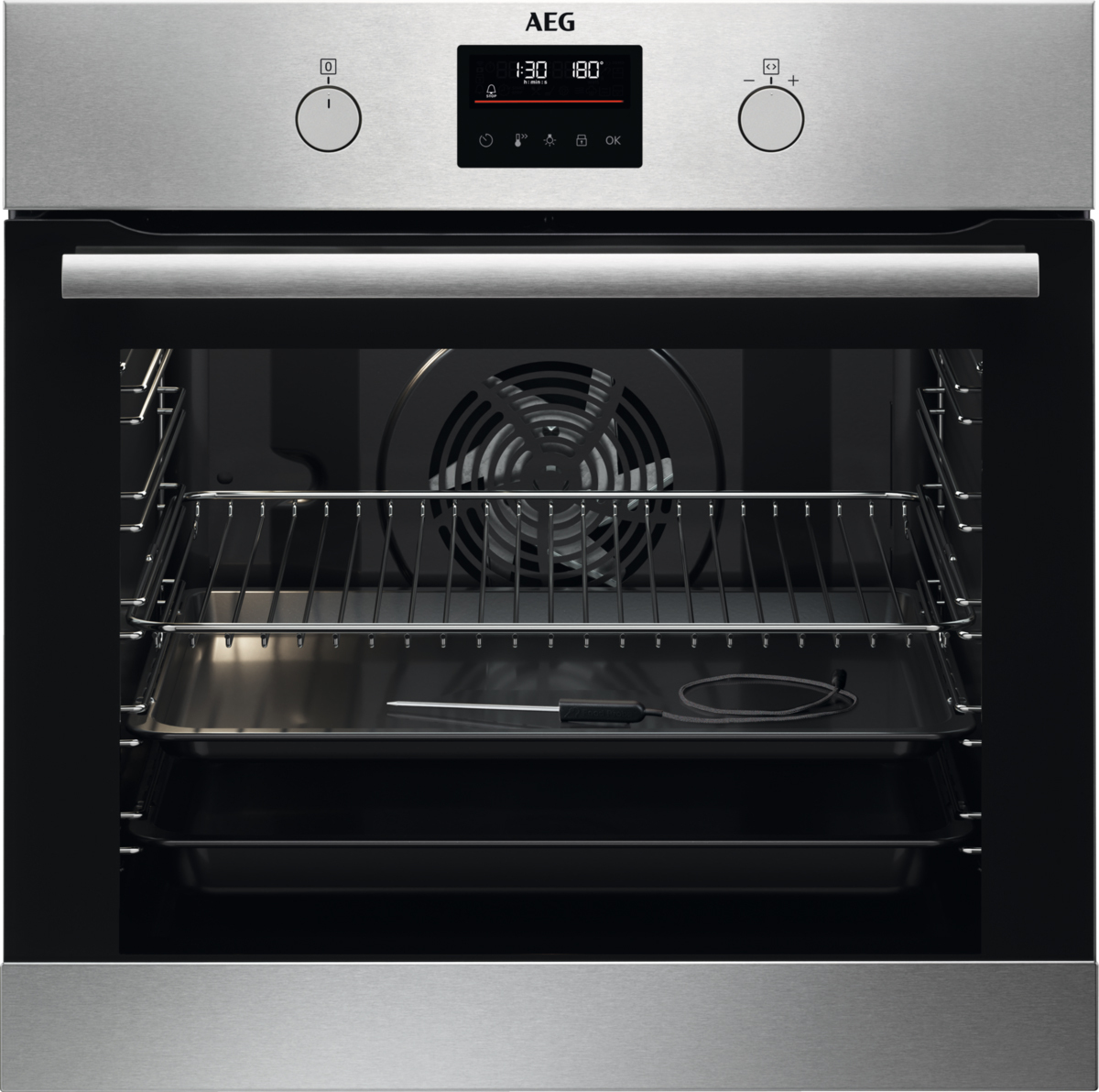 AEG Integrert Stekeovn BCP6240M (Stål) - Elkjøp | Elkjøp