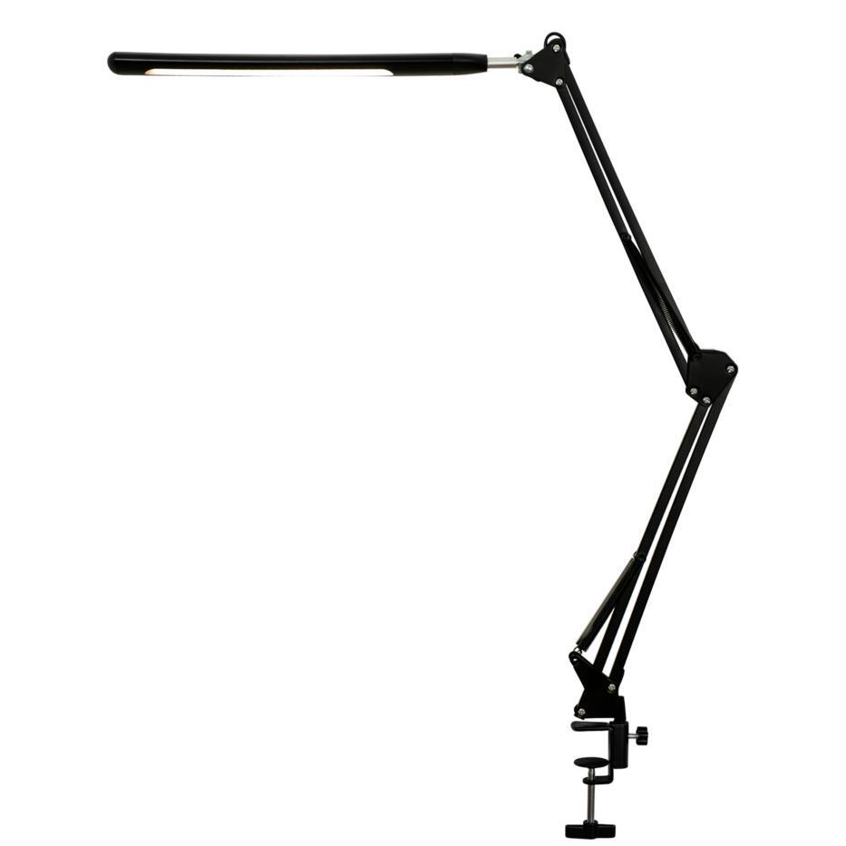 INF Skrivebordslampe med justerbar svingarm i sort - Elkjøp | Elkjøp