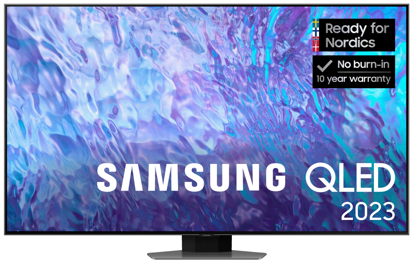 Samsung 55" Q80C 4K QLED Smart TV (2023) - Elkjøp | Elkjøp