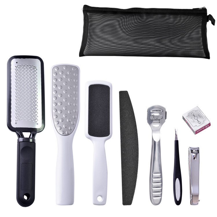 8 i 1 pedikyr kit fot gummi nagelklippare nagelbandsborttagning ...