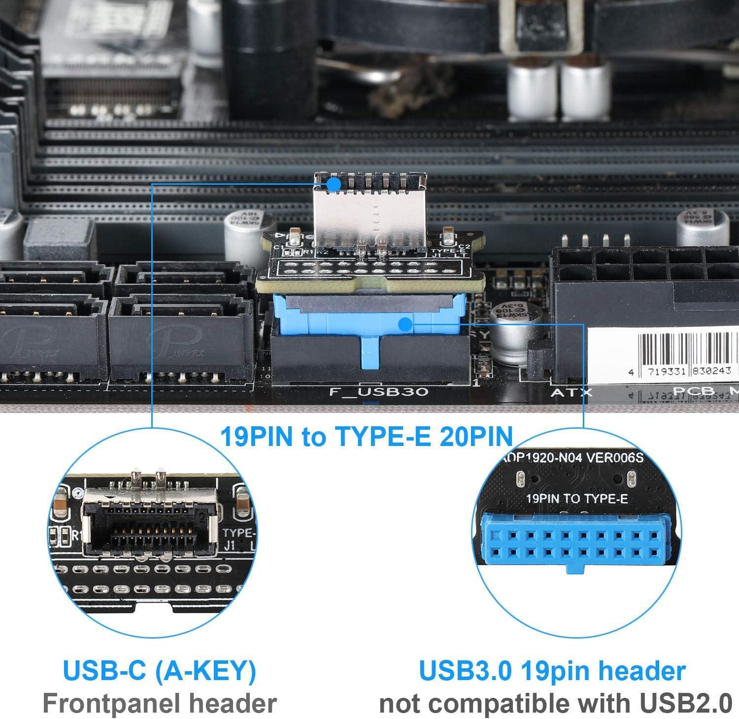 NÖRDIC USB 3.0 19pin til Type E-adapter - Elkjøp | Elkjøp