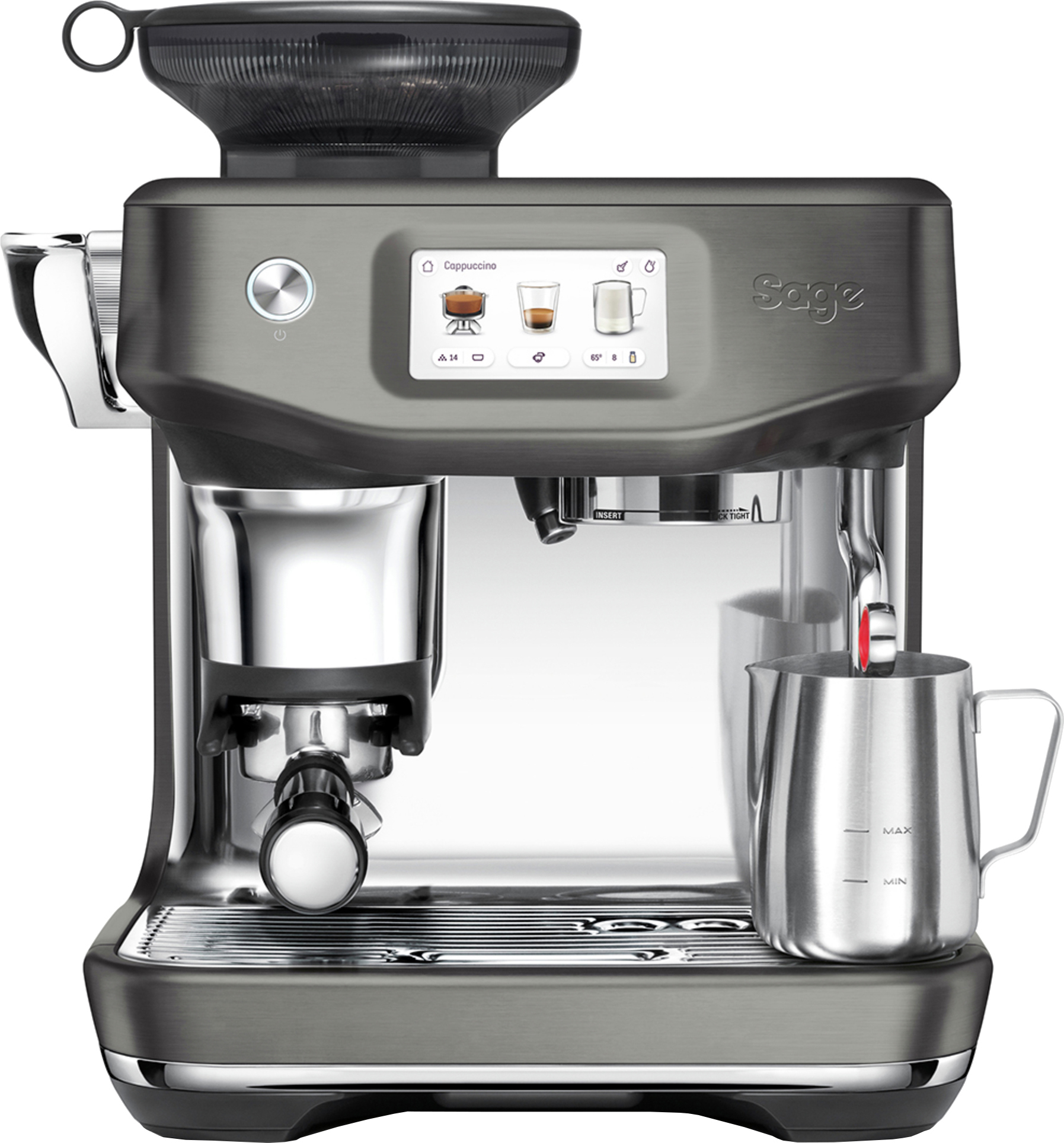 Sage Barista Touch Impress espressomaskine 61160221 (sort) | Elgiganten ...