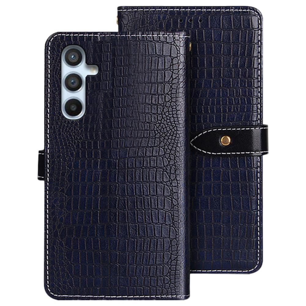 SKALO Samsung A54 5G Krokodil Plånboksfodral i PU-Läder - Blå ...