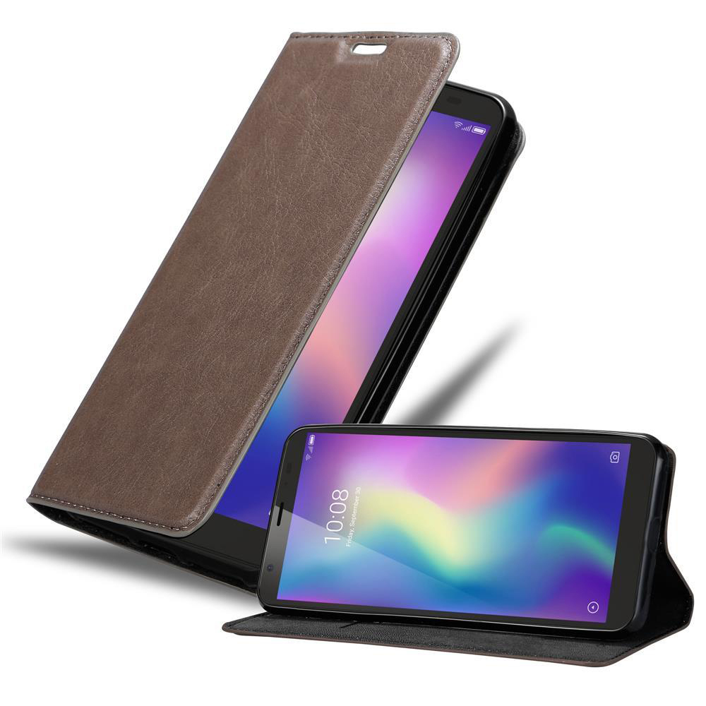 ZTE Blade A5 2019 Plånboksfodral Skal (Brun) - Elgiganten - Elgiganten