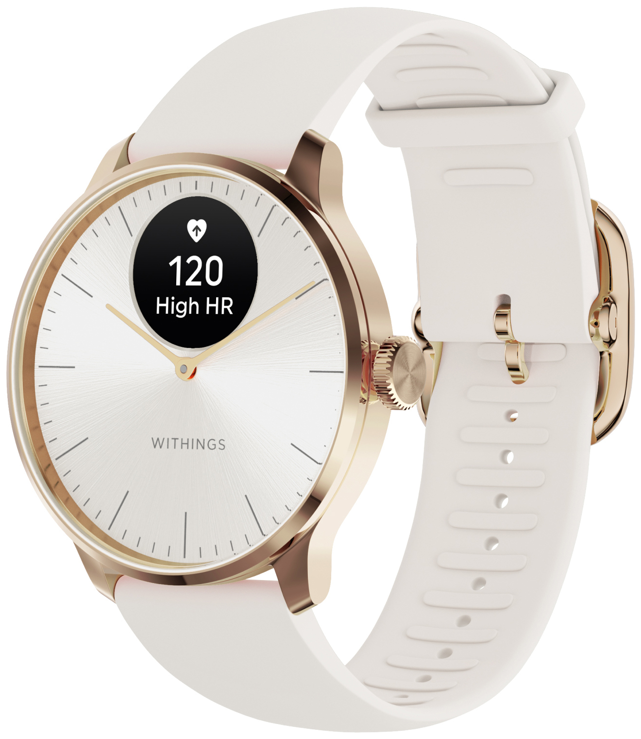 Withings ScanWatch Light hybrid smartklocka 37 mm (roséguld ...