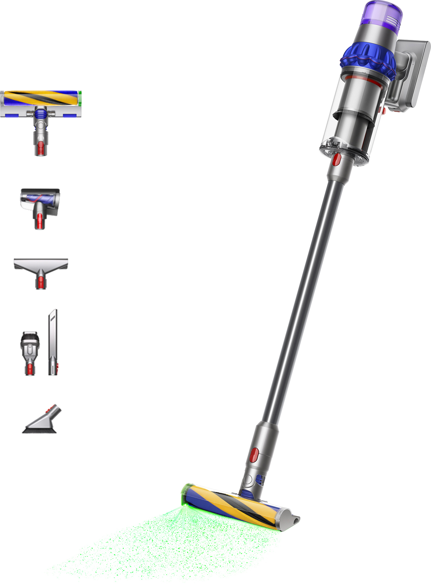 Dyson V15 Detect Fluffy ledningsfri stangstøvsuger | Elgiganten ...
