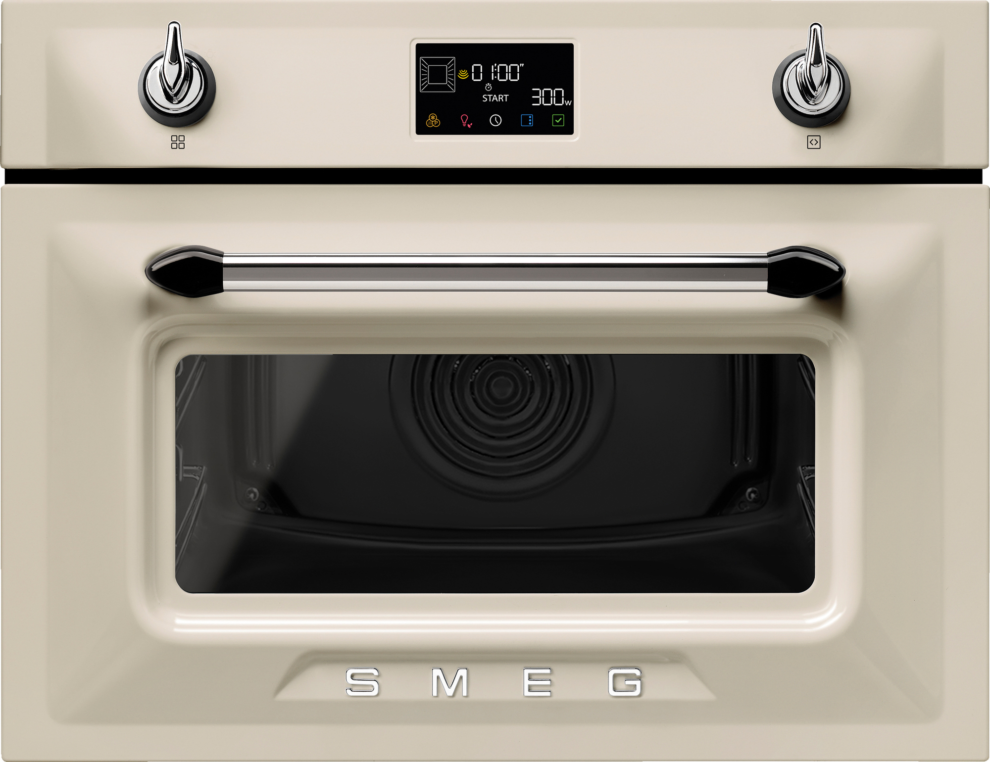 Smeg Serie Victoria Kompaktugn med mikro SO4902M1P (beige) - Elgiganten ...
