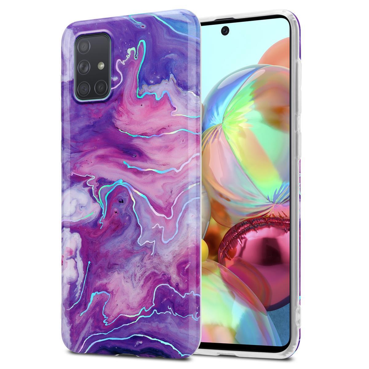 Samsung Galaxy A71 4G Plånboksfodral Skal (Lila) - Elgiganten - Elgiganten