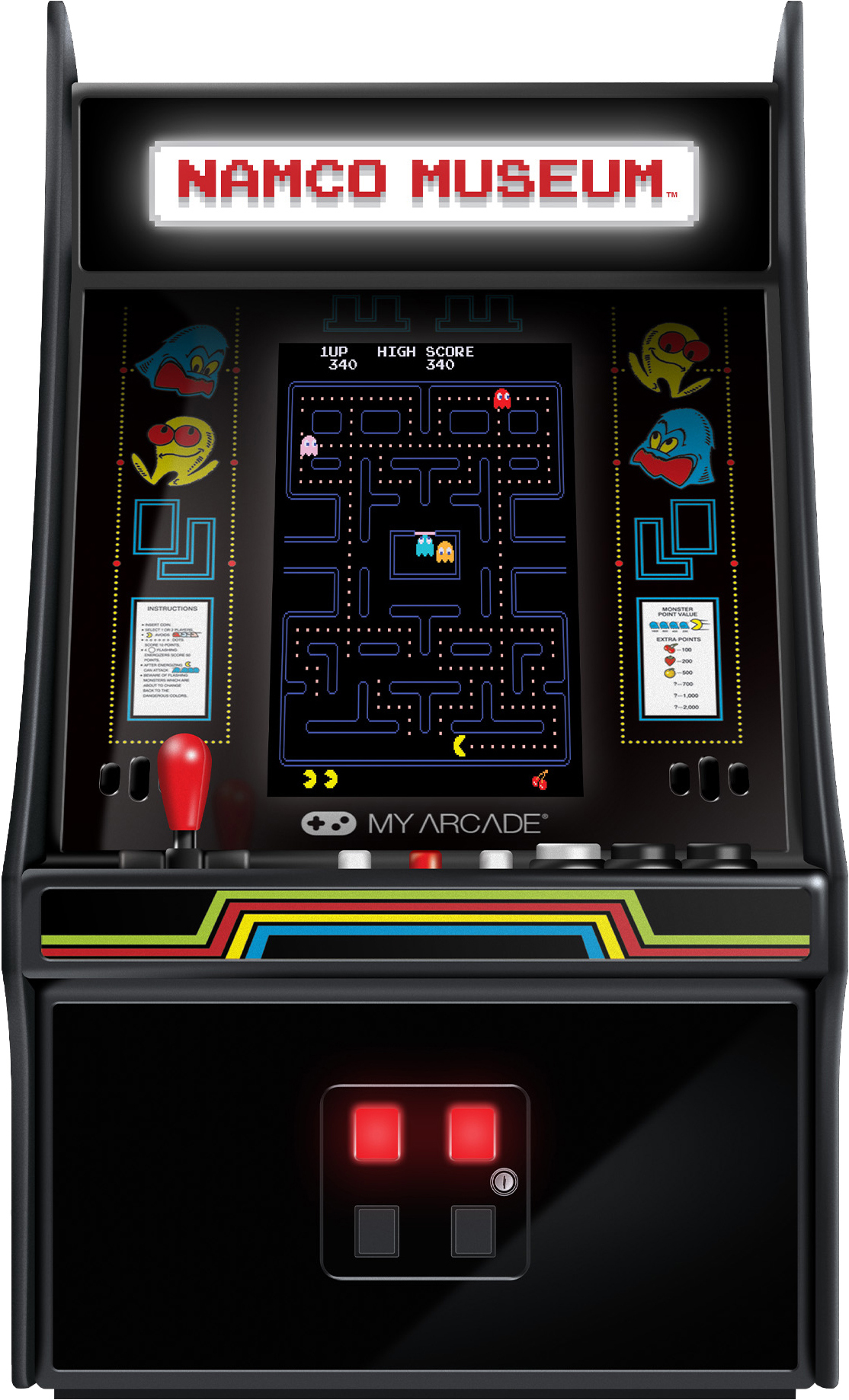 My Arcade Mini Player 10" Bandai Namco hits retro spillekonsol ...