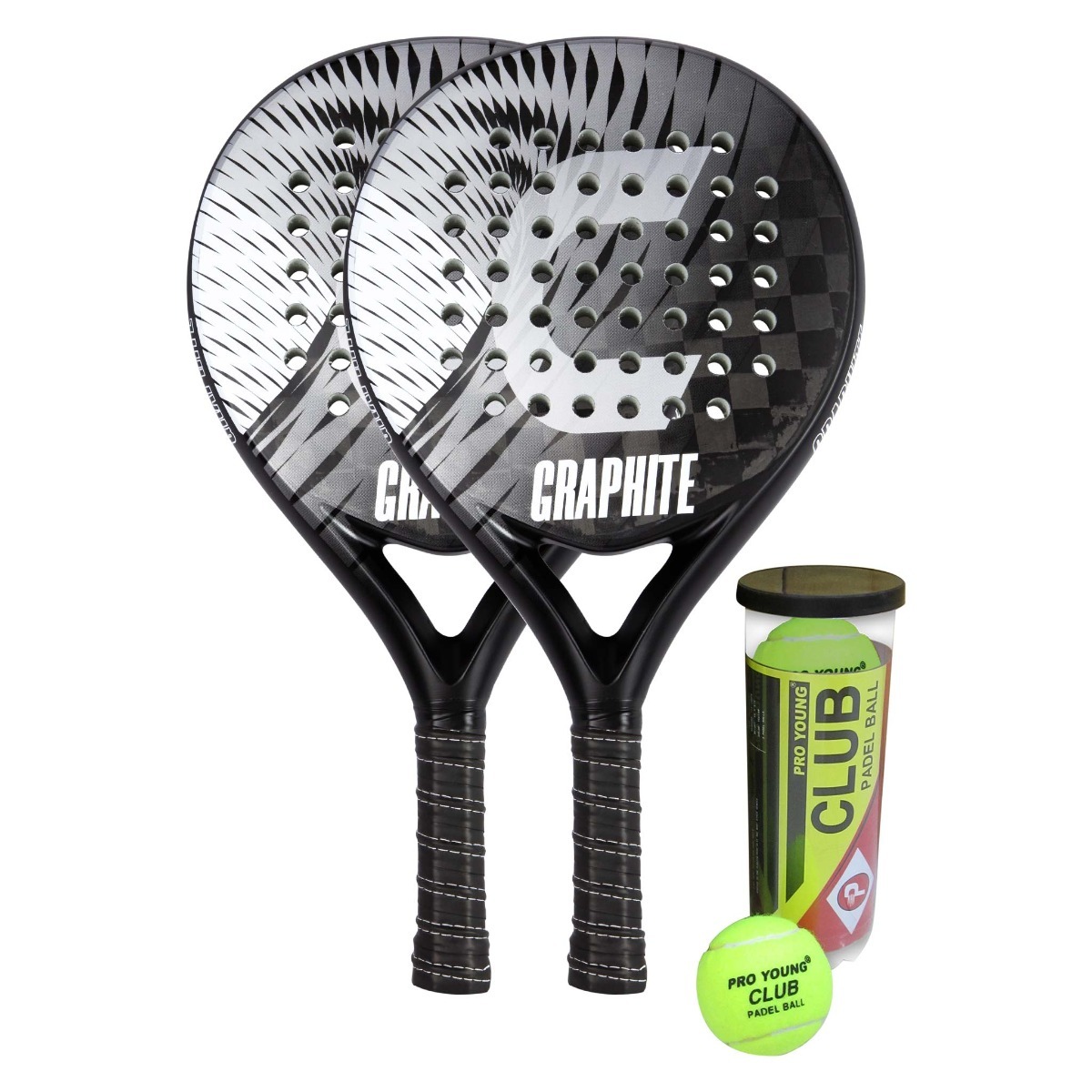 Core padelracket graphite PRO set, 2 racketar och bollar - Elgiganten ...