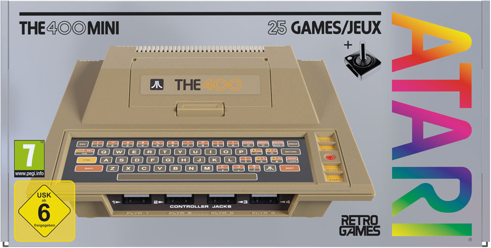 Retro Games Ltd Atari 400 Mini pelikonsoli - Gigantti verkkokauppa