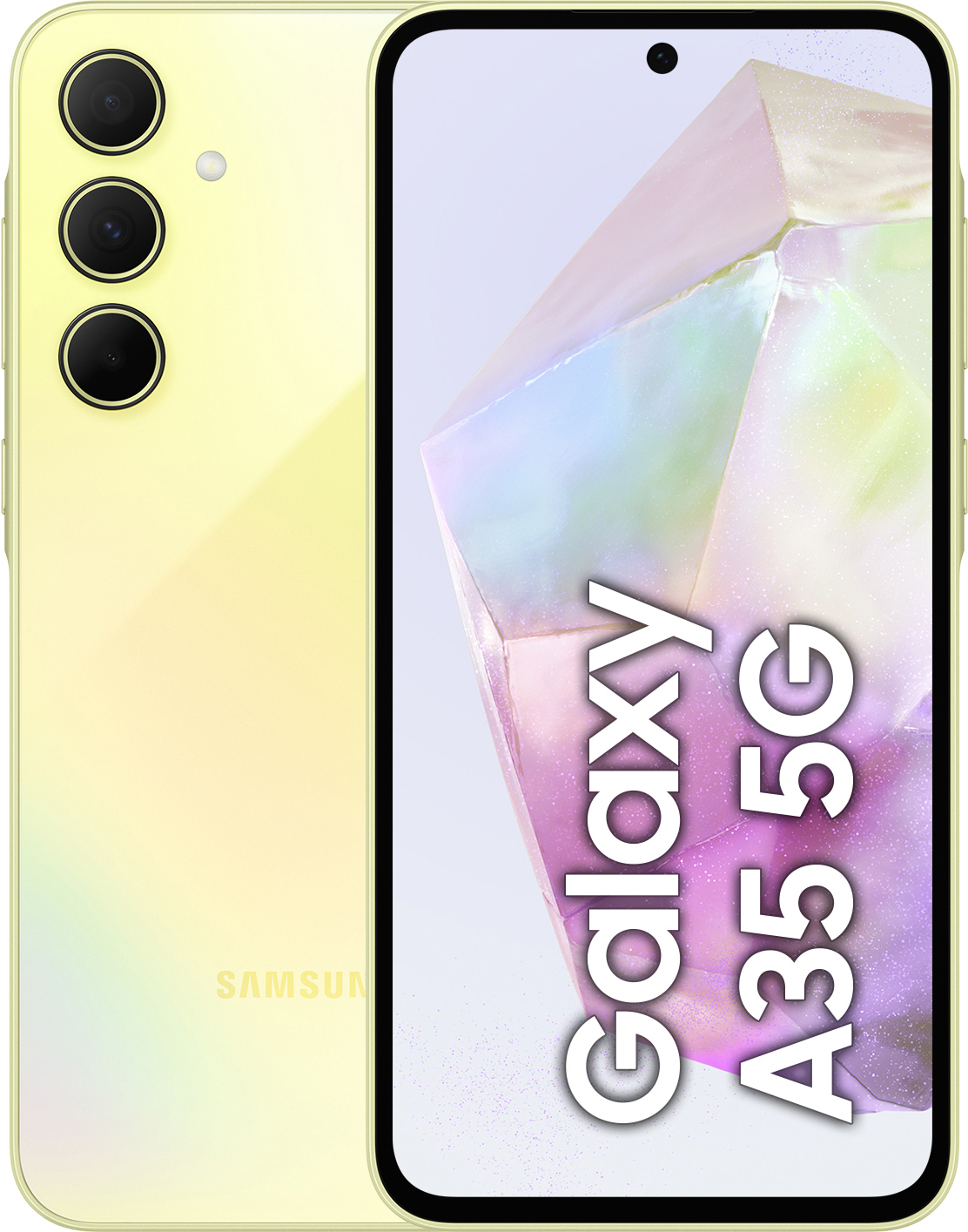 Samsung Galaxy A35 5G smarttelefon 6/128GB (gul) - Elkjøp | Elkjøp