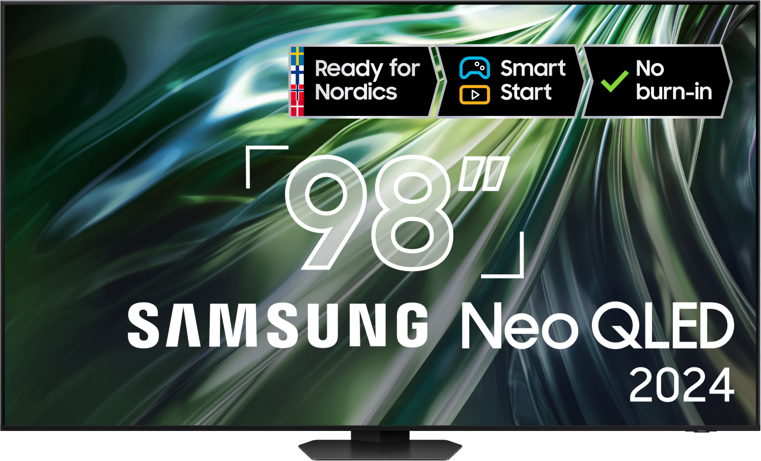 Samsung 98" QN90D 4K Neo QLED Mini LED Smart TV (2024) | Elgiganten | Elgiganten