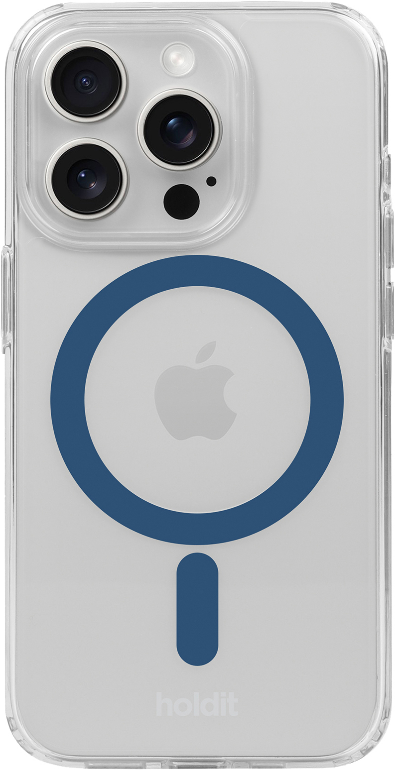 Holdit iPhone 15 Pro Max MagSafe-cover (blå) | Elgiganten | Elgiganten