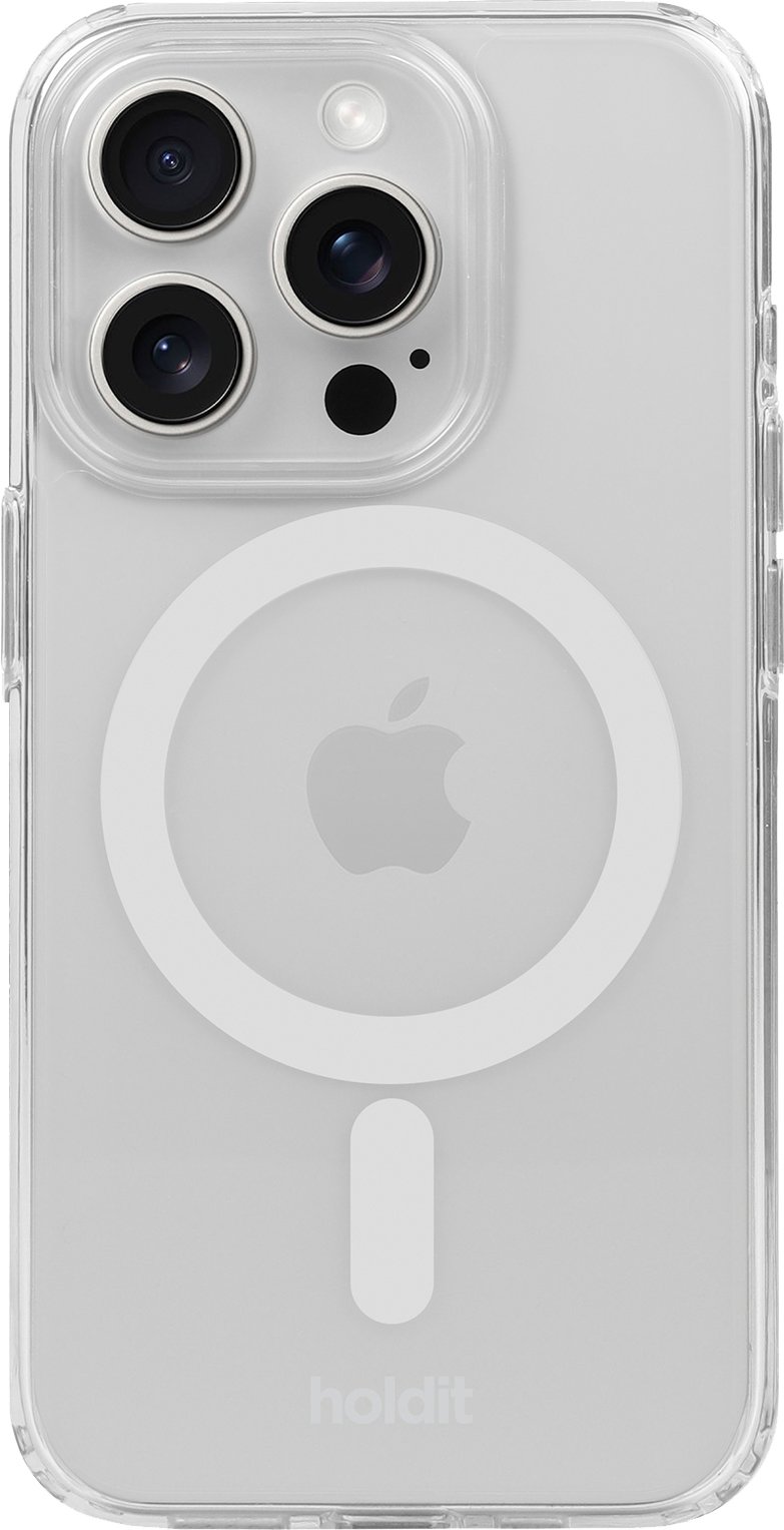 Holdit iPhone 15 Pro Max MagSafe-cover (hvid) | Elgiganten | Elgiganten